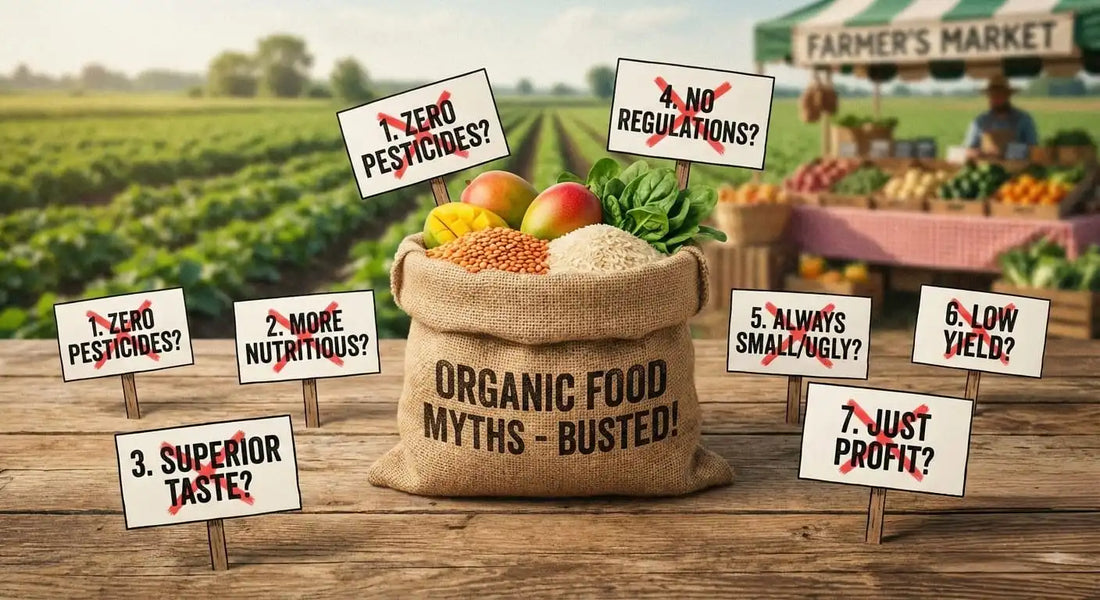 Top 7 Myths About Organic Food That Still Fool India – Organic Farmz